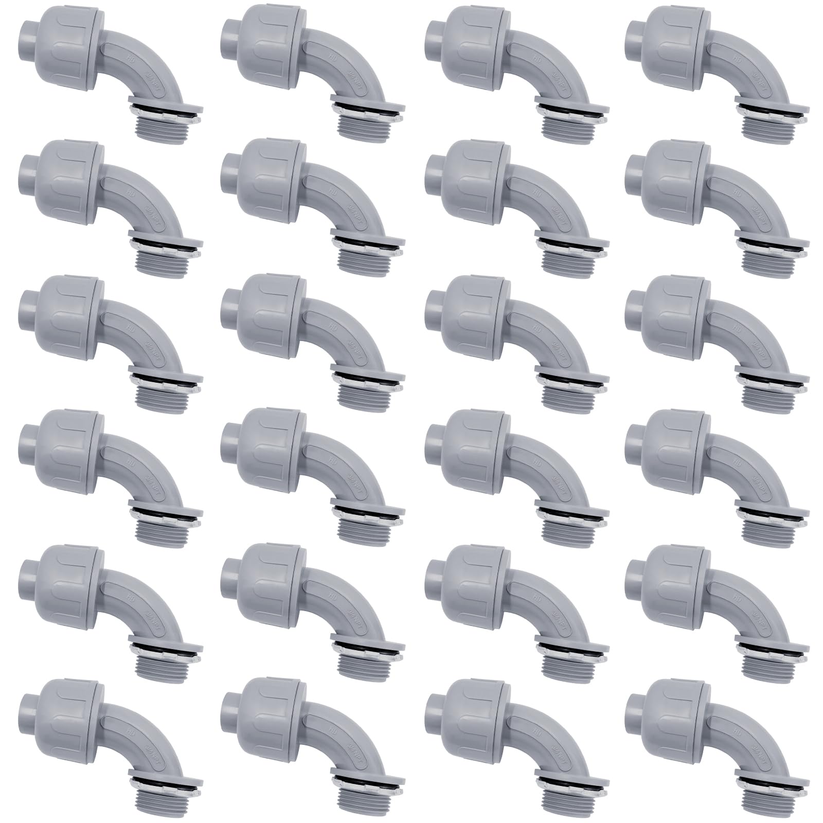 Snapklik.com : Wocloer 3/4 Inch Liquid Tight Connector PVC Flexible ...