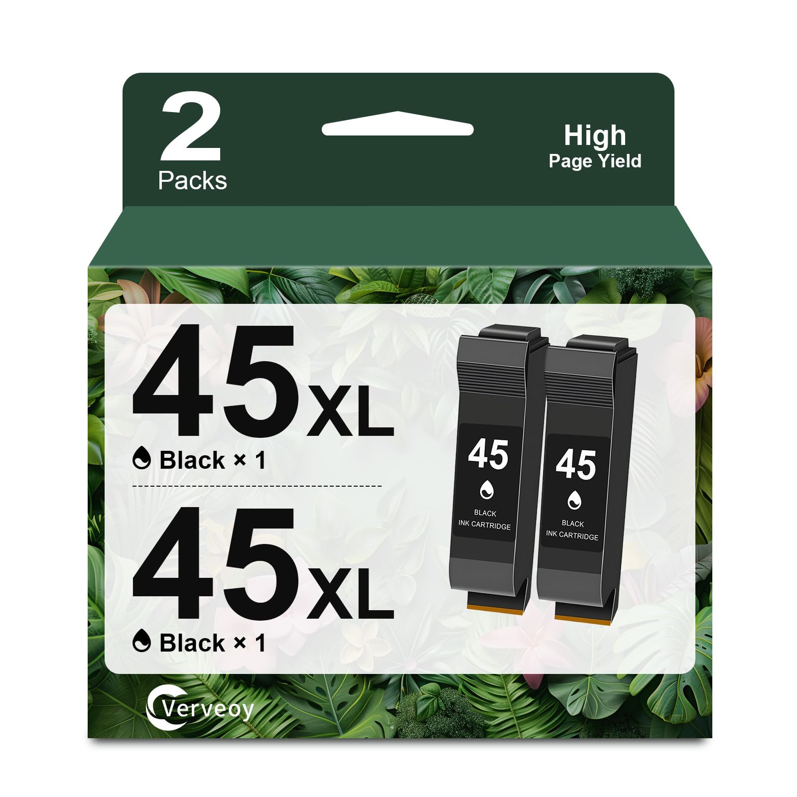 Amazon.com: Remanufactured 45 51645A Black Ink Cartridge High-Yield ...