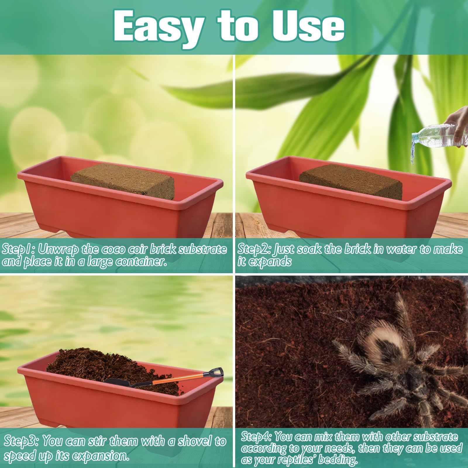 Snapklik.com : Halatool 1.4LB Coconut Fiber Substrate For Reptile ...