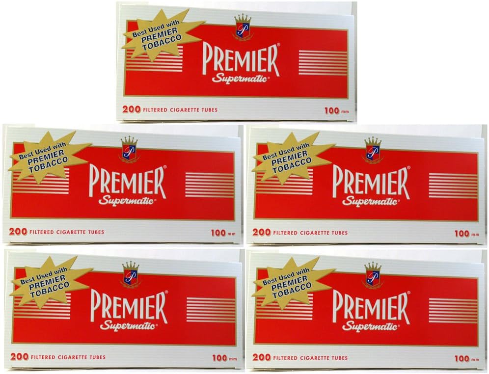 Amazon.com: (5) Five Boxes of Premier Full Flavor - 100mm Cigarette ...