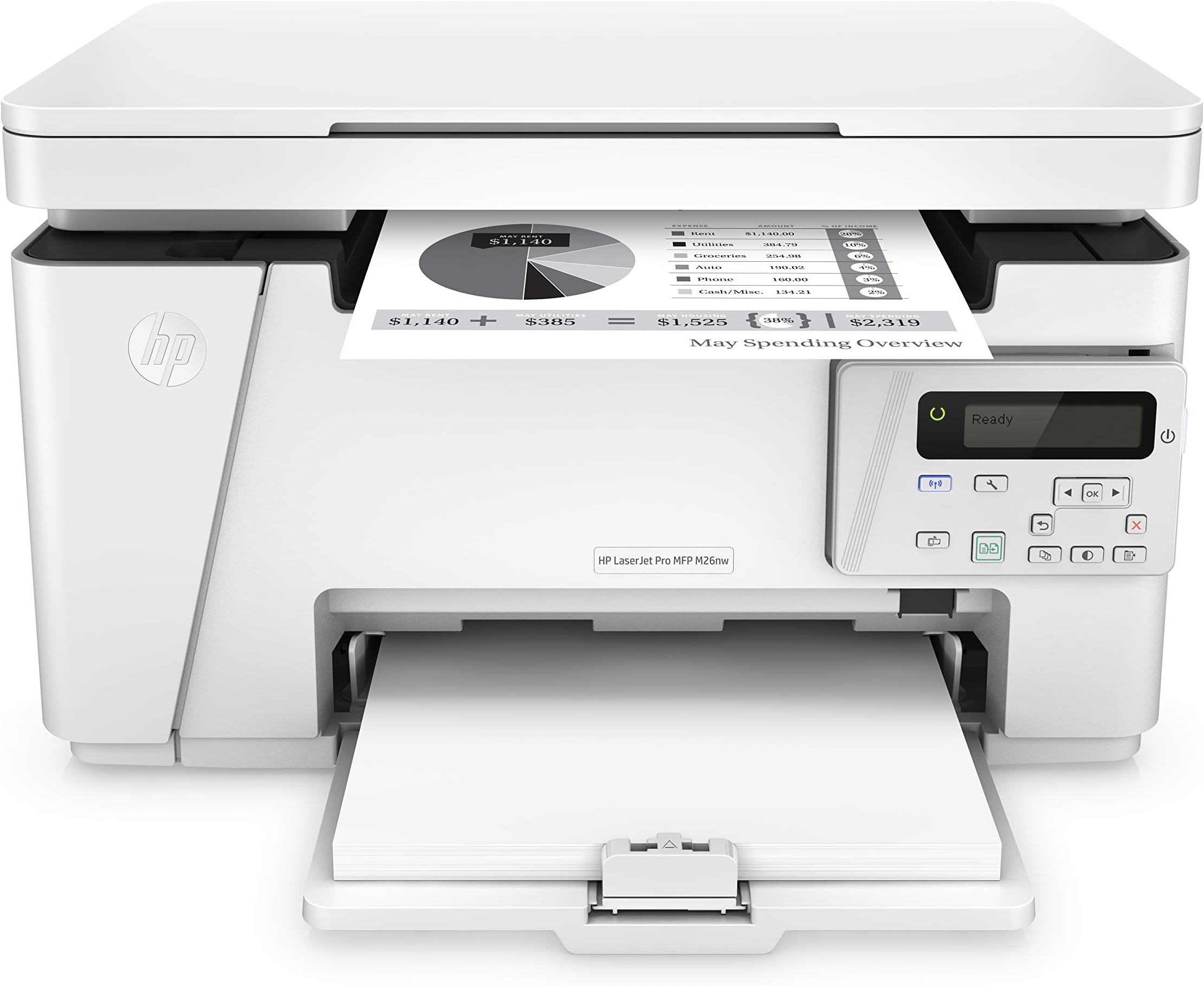 Amazon.com: HP Laserjet Pro M26nw Wireless All-in-One Compact Laser ...