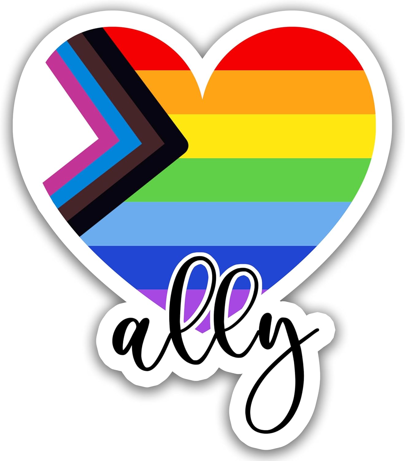 Amazon.com: STICKMEHOLIC (3pcs)Ally Sticker, LGBTQ Stickers, Cute ...