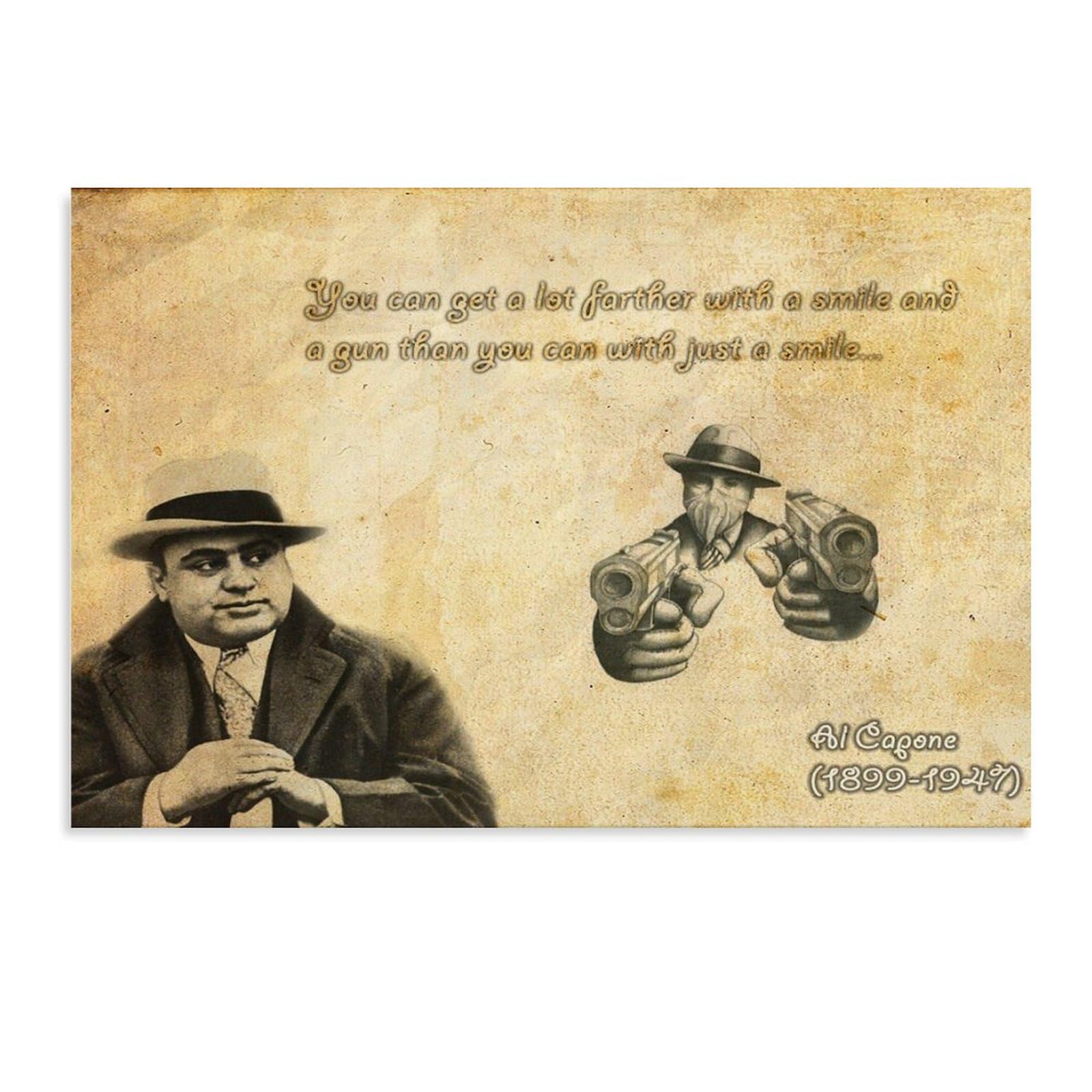 Citacoes De Al Capone Al Capone Silhouette Sticker TenStickers
