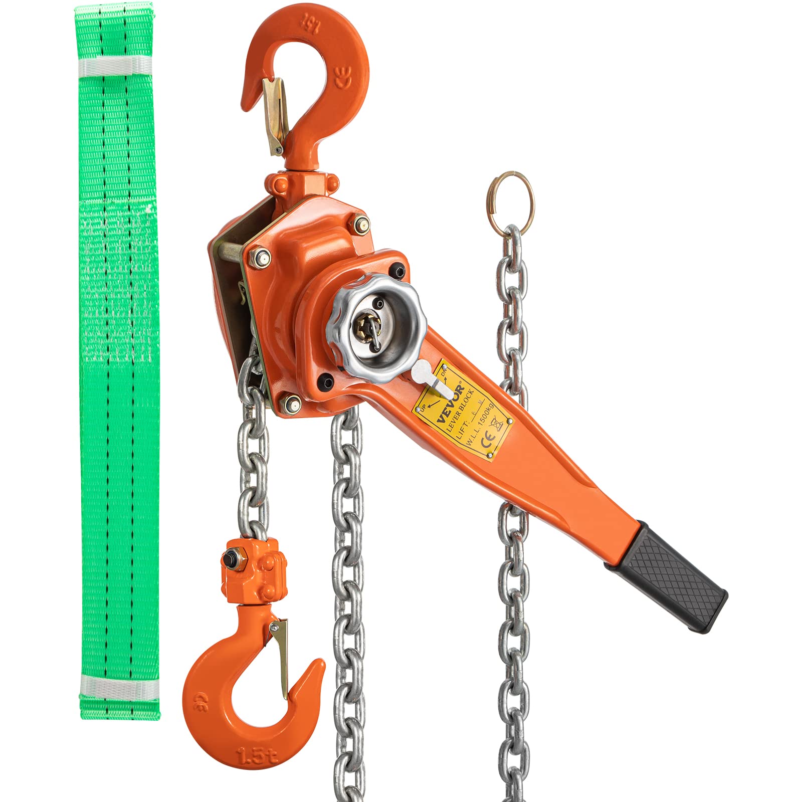 Buy VEVOR Lever Chain Hoist 1 5Ton 3300lbs Capacity Ratchet Puller Buy VEVOR Lever Chain Hoist 1 5Ton 3300lbs Capacity Ratchet Puller