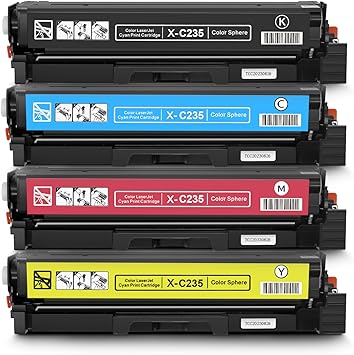 Amazon.com: C235 Toner Bundle for Xerox C230 C235 Printer,(No chips ...