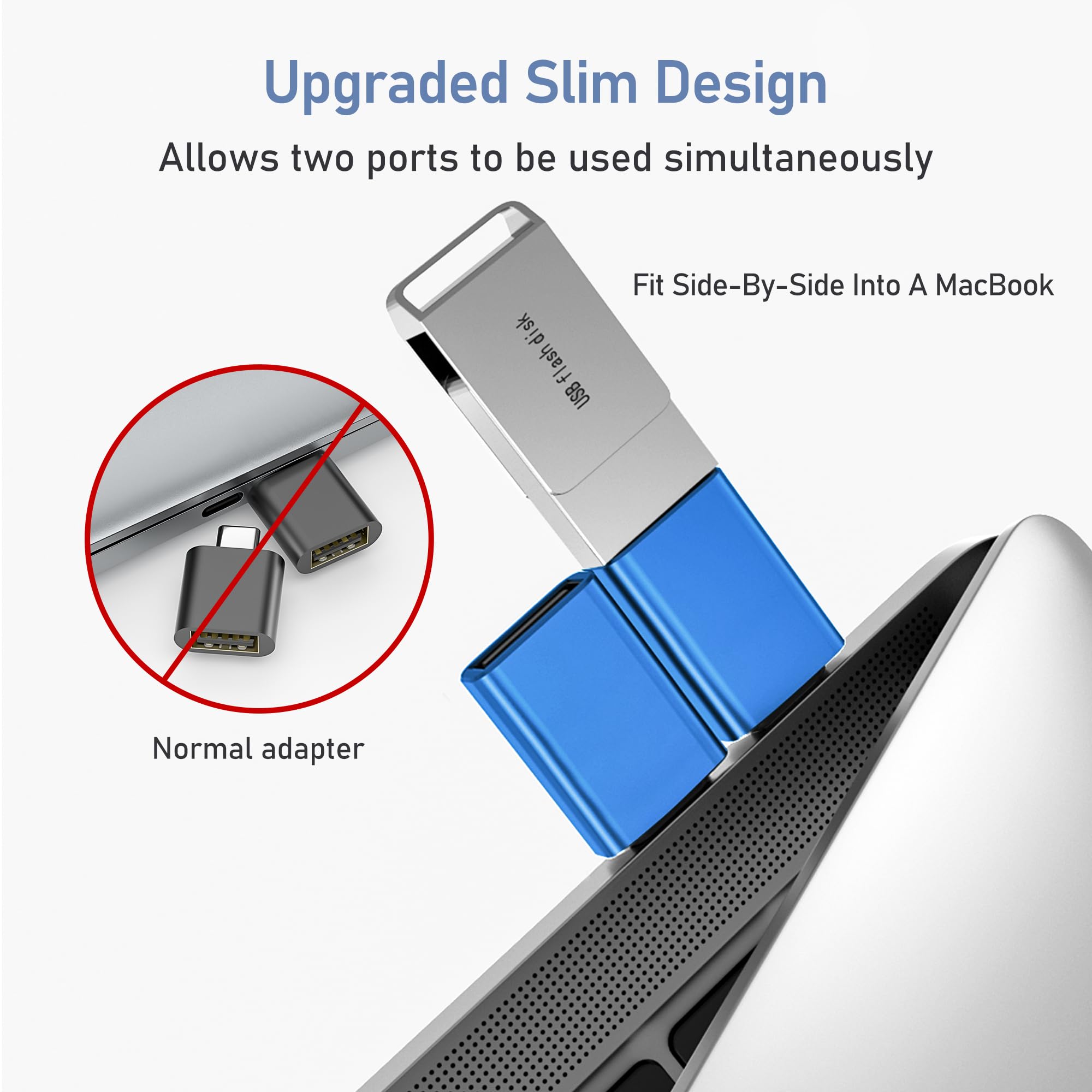 Snapklik.com : USB C To USB Adapter 3Pack,USBC Male To USBA 3.0 Female ...