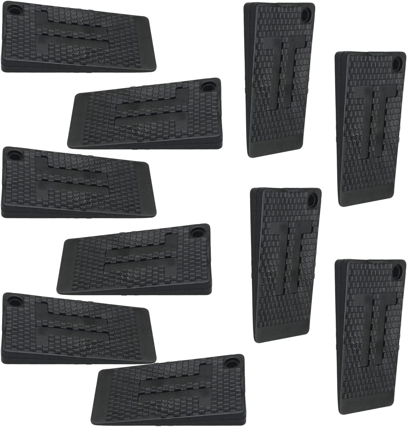 YHXiXi 10PCS Black Plastic Shims for Leveling Furniture Pads Levelers ...