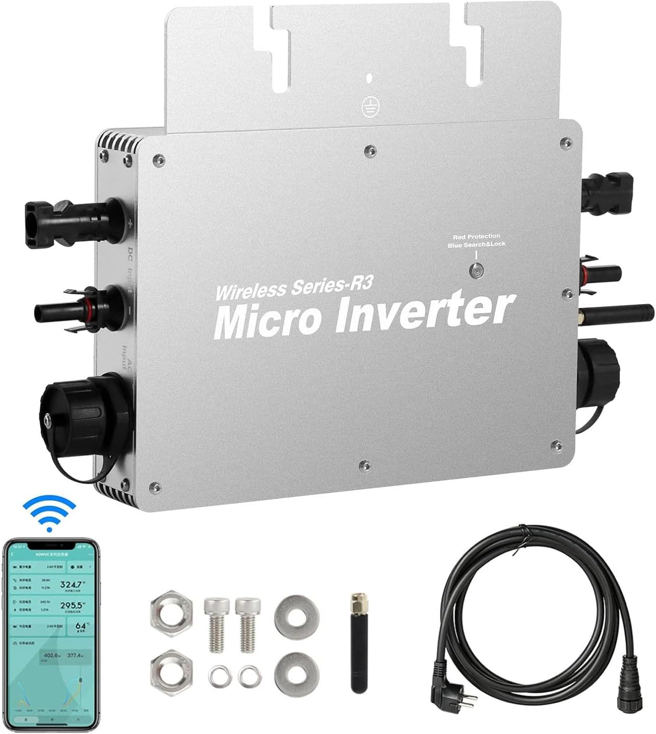 Amazon.com: Micro Inverter Solar Grid Tie Microinverter, Micro Grid ...