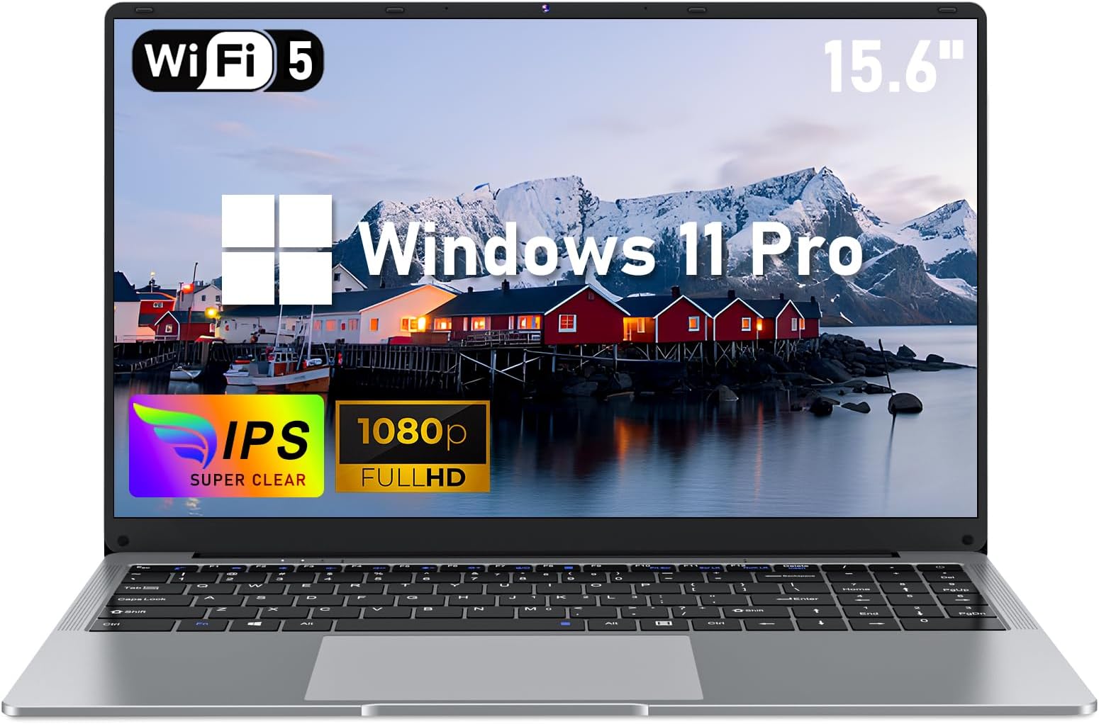 Hcjip Ordinateur Portable 15,6 Pouces, 16Go RAM 512Go SSD PC Portable ...