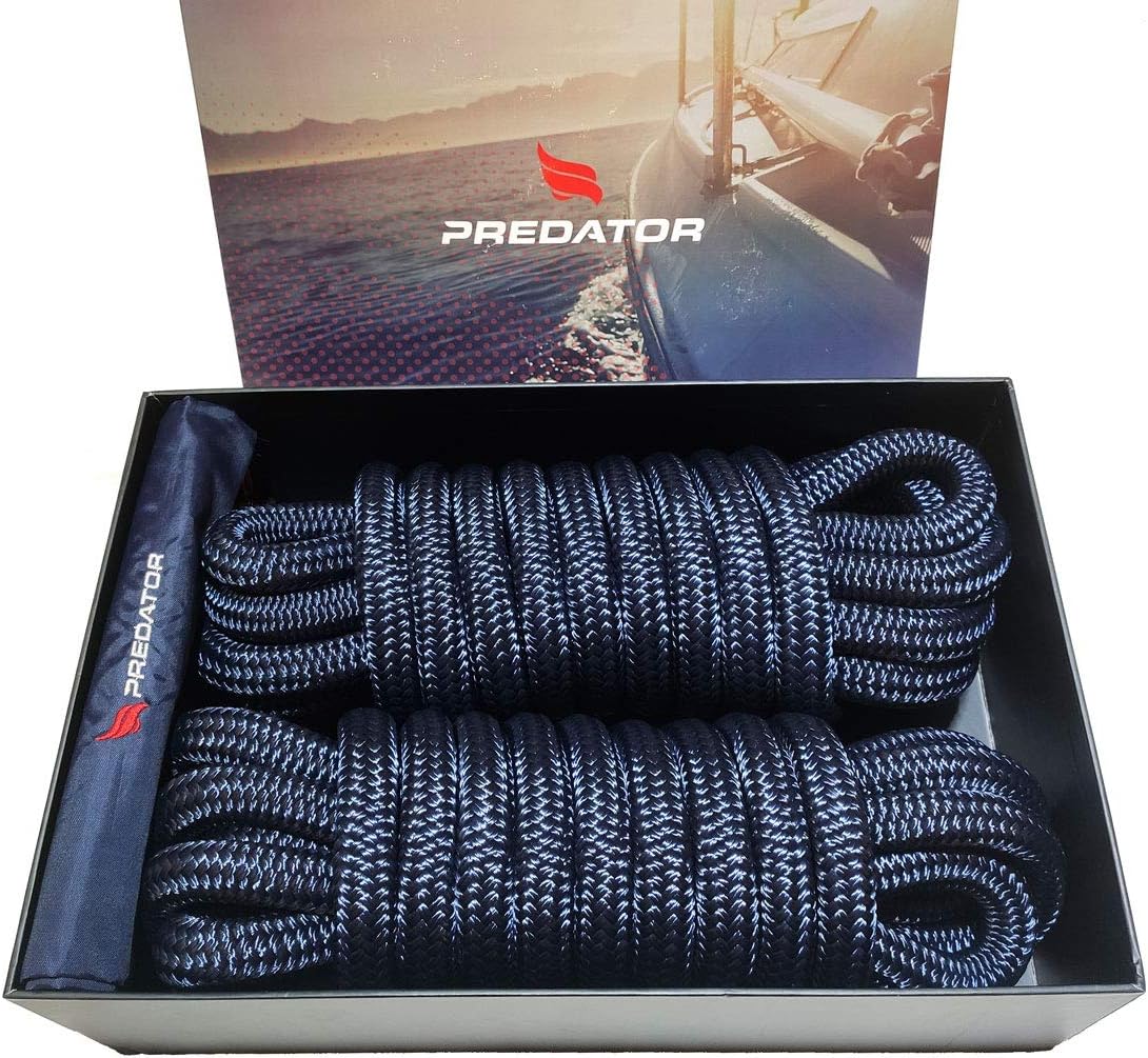 Amazon.com: PREDATOR NZ Hi-Performance Dock Lines Bag Set | 7/10" x 25 ...
