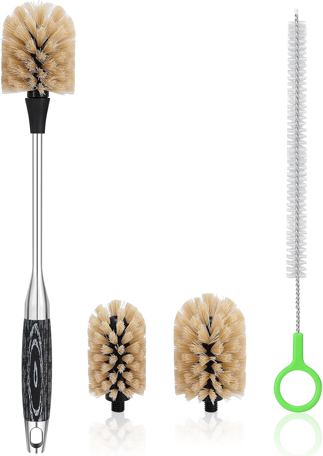 Amazon.com: 3-in-1 Long Handle Bottle Brush,Stainless Steel Water ...