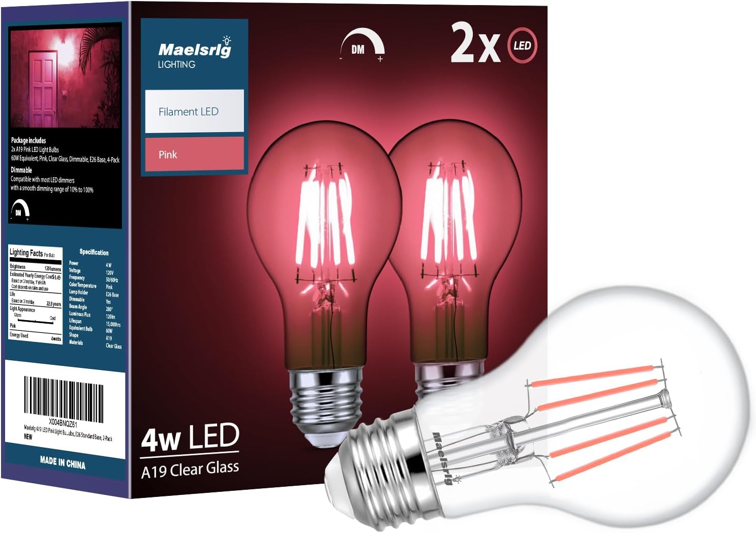 GE Lighting Available 97483 60-Watt 675-Lumen Party A19 Light Bulb ...