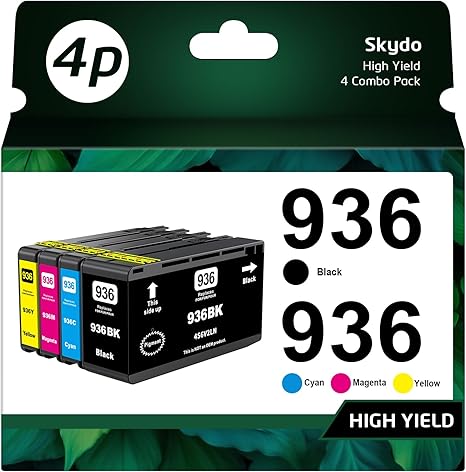Amazon.com: 936XL 936 Ink Cartridges Combo Pack Replacement for HP Ink ...