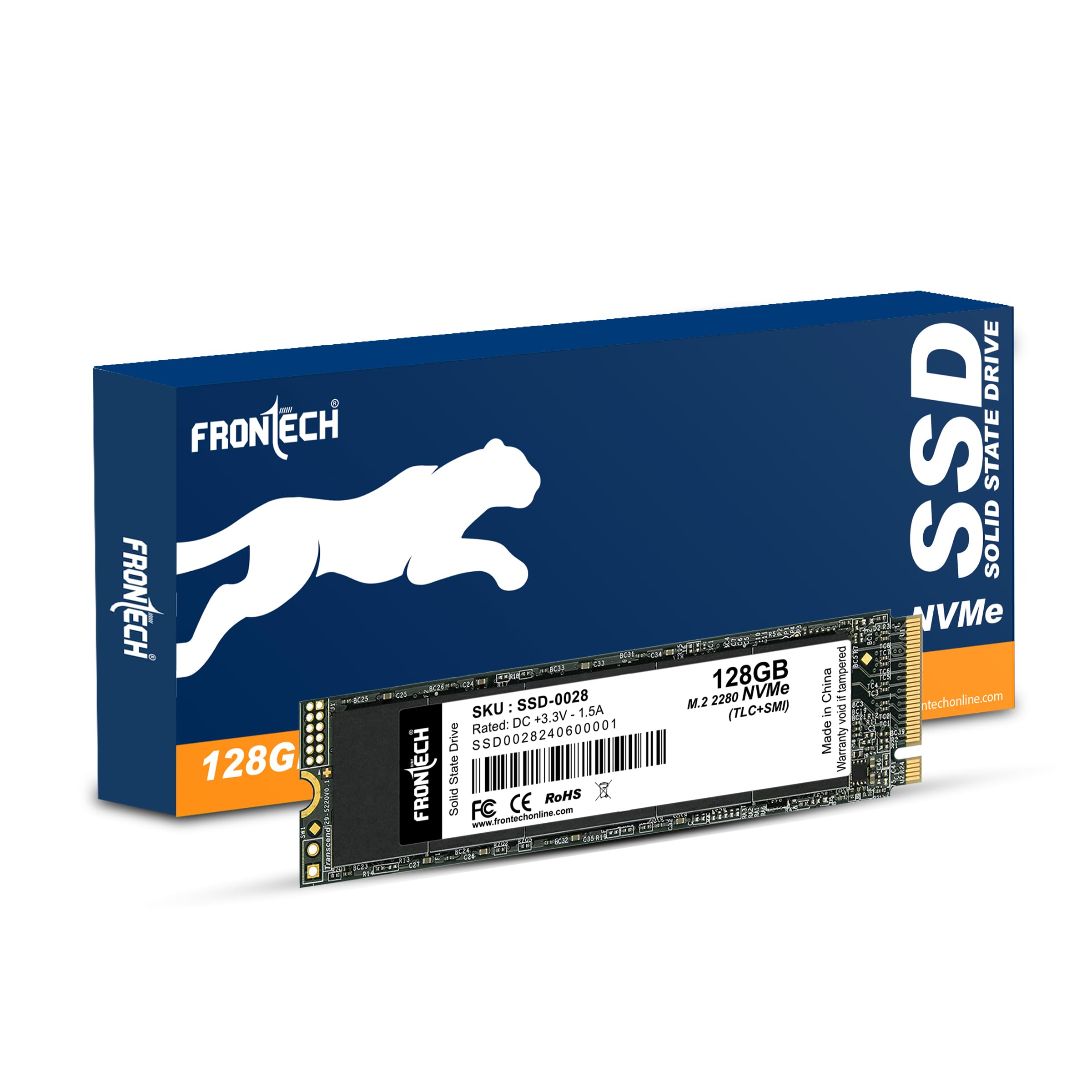 Amazon.in: Buy FRONTECH 128GB Internal SSD, M.2 2280 NVMe SATA3, TLC ...