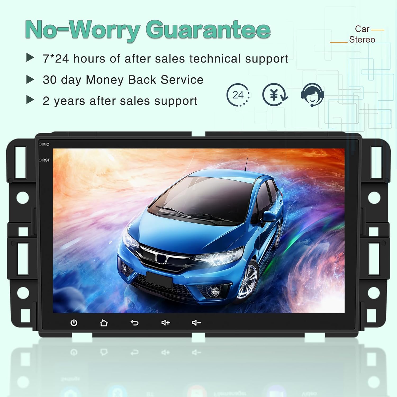 EKAT Android 13 Car Radio (8-inch Touch Screen) User Manual for ...