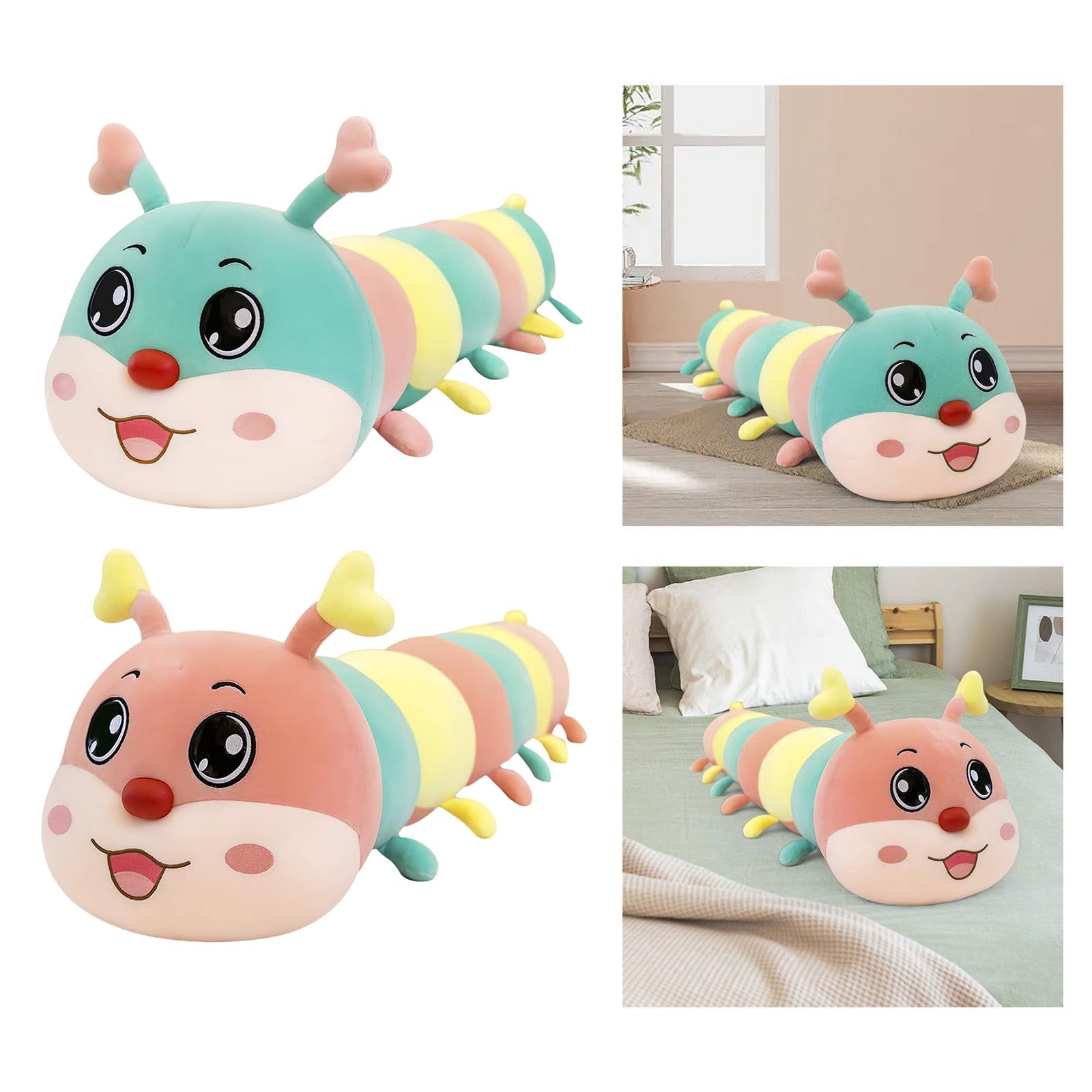 Snapklik.com : 43.3 Inches Giant Caterpillar Stuffed Animal Caterpillar ...