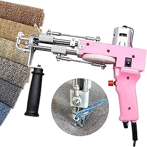 Amazon.co.jp: Cut Pile and Loop Pile Carpet Tufting Gun, 2 in 1 ...