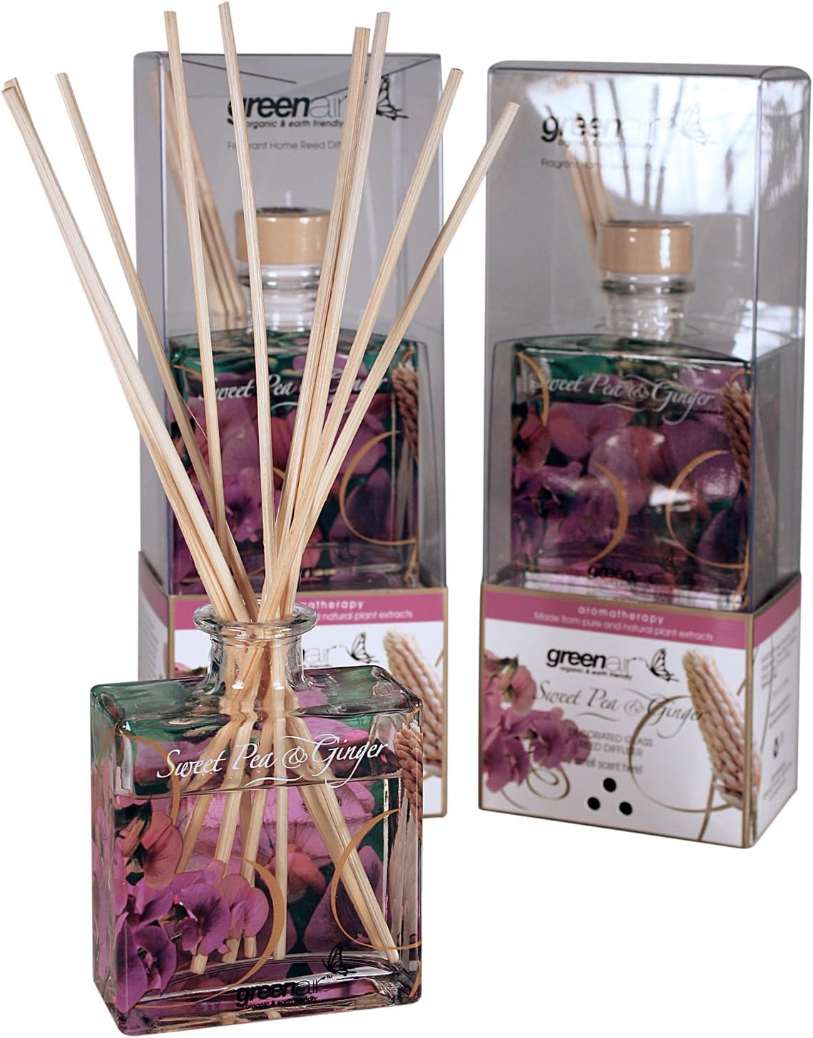 Amazon.com: Greenair All Natural Aromatherapy Reed Diffuser Set of 2 ...
