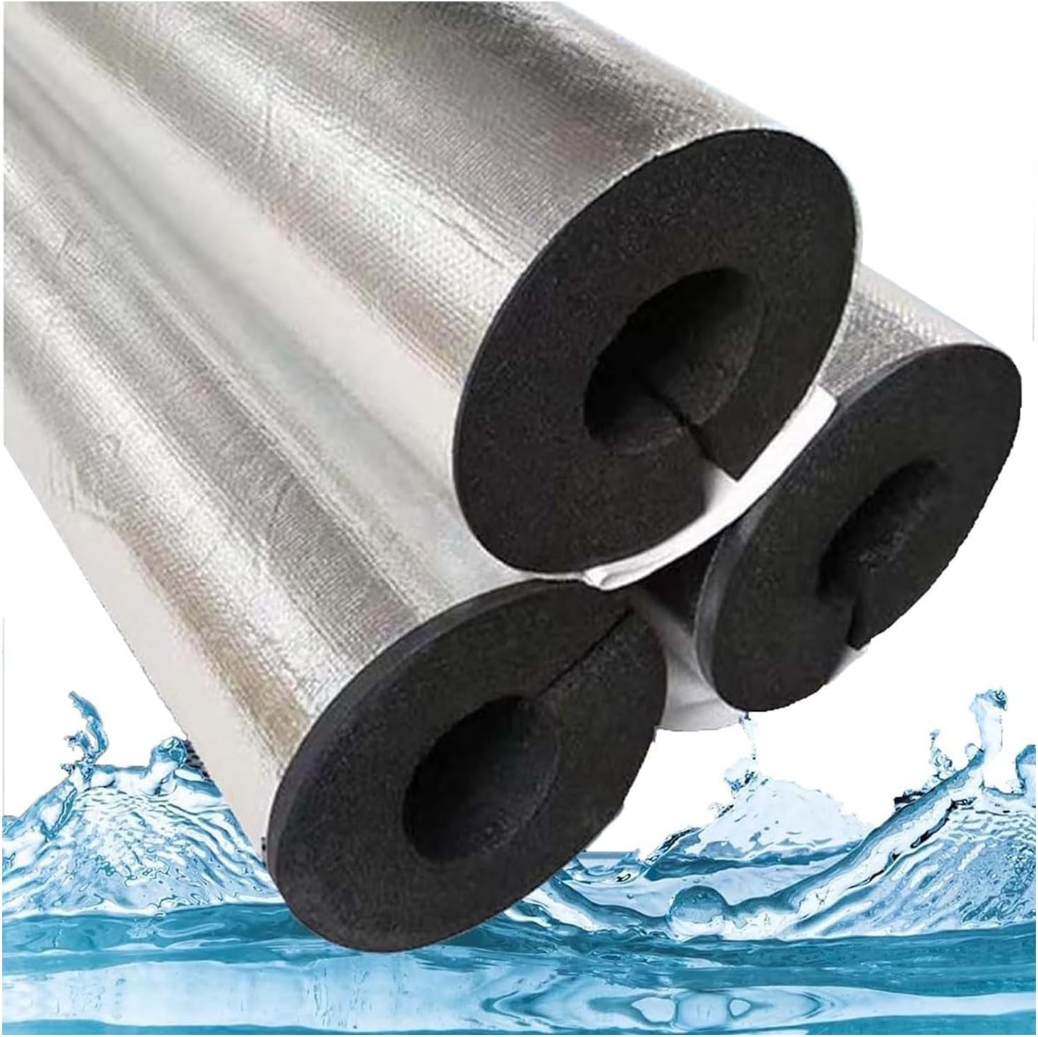 Pipe Insulation Tubing Self Adhesive Foam Pipe Sleeve Water Tube ...