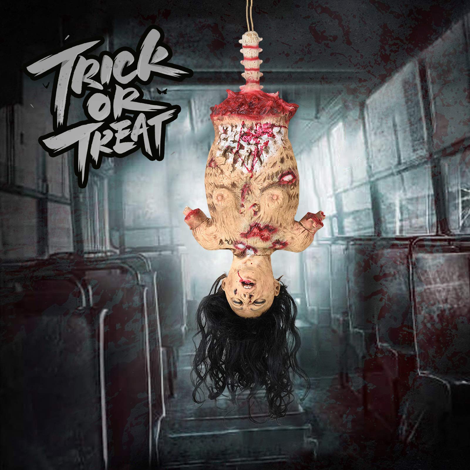 Buy Mageshi y Halloween Decoration Hanging Body Corpse Skeleton ...