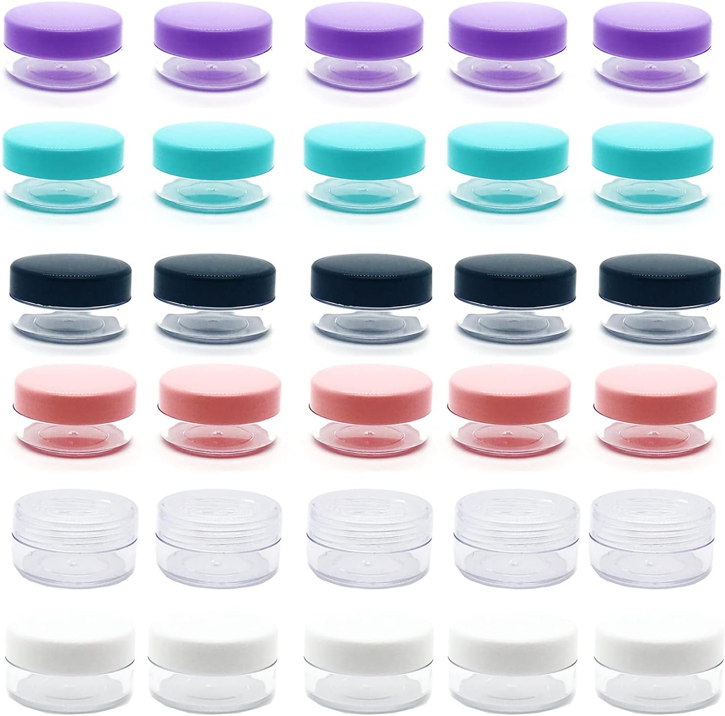 Amazon.com: 30 Pcs Sample Containers, 10 Gram Mini Sample Jars for ...