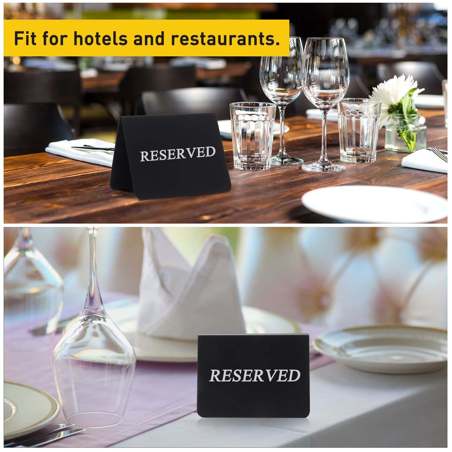 Snapklik.com : 10 Pack Mini Chalkboard Signs For Food, Reusable Food ...