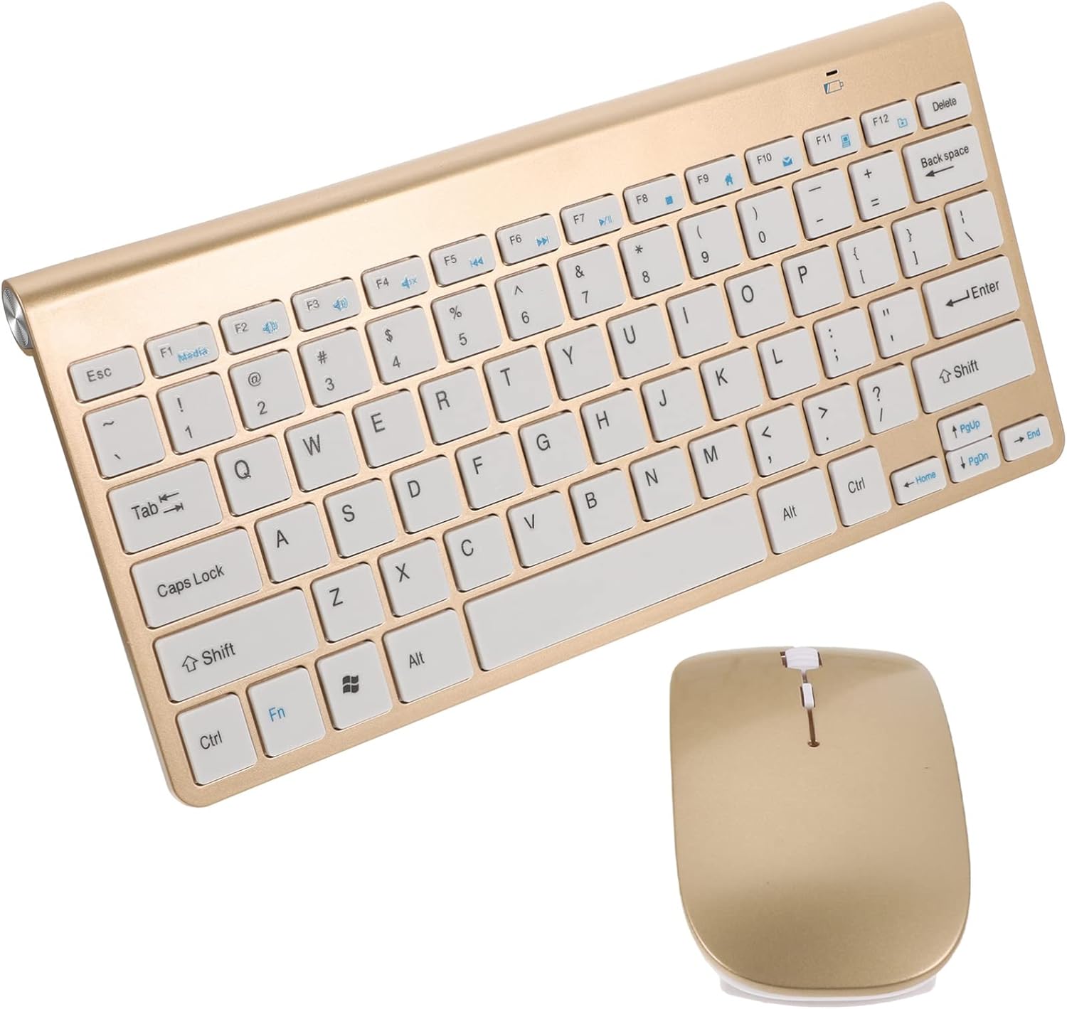 Amazon | NUOLUX キーボード ワイヤレス メンブレン薄型 コンパクトキーボード マウス付 レシーバー付(ゴルード) | NUOLUX | キーボード・マウスセット 通販