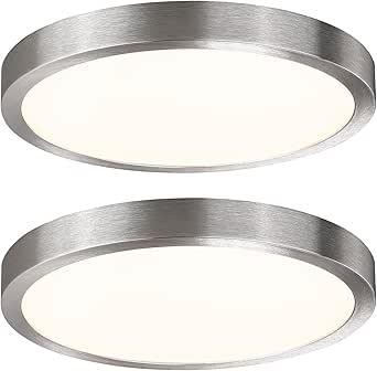 10 Inch Flush Mount LED Ceiling Light Fixture, Slim Dimmable Flush ...