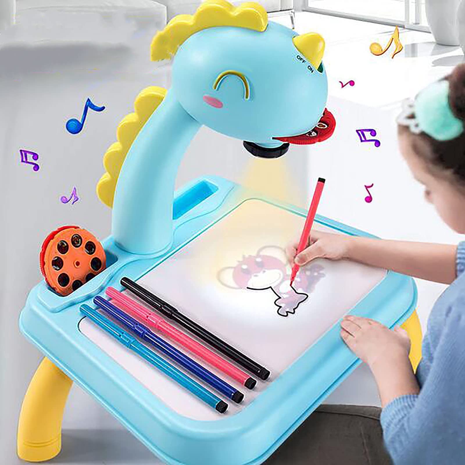 Amazon.com: Projector Painting Set for Kids, Projector Drawing Table ...