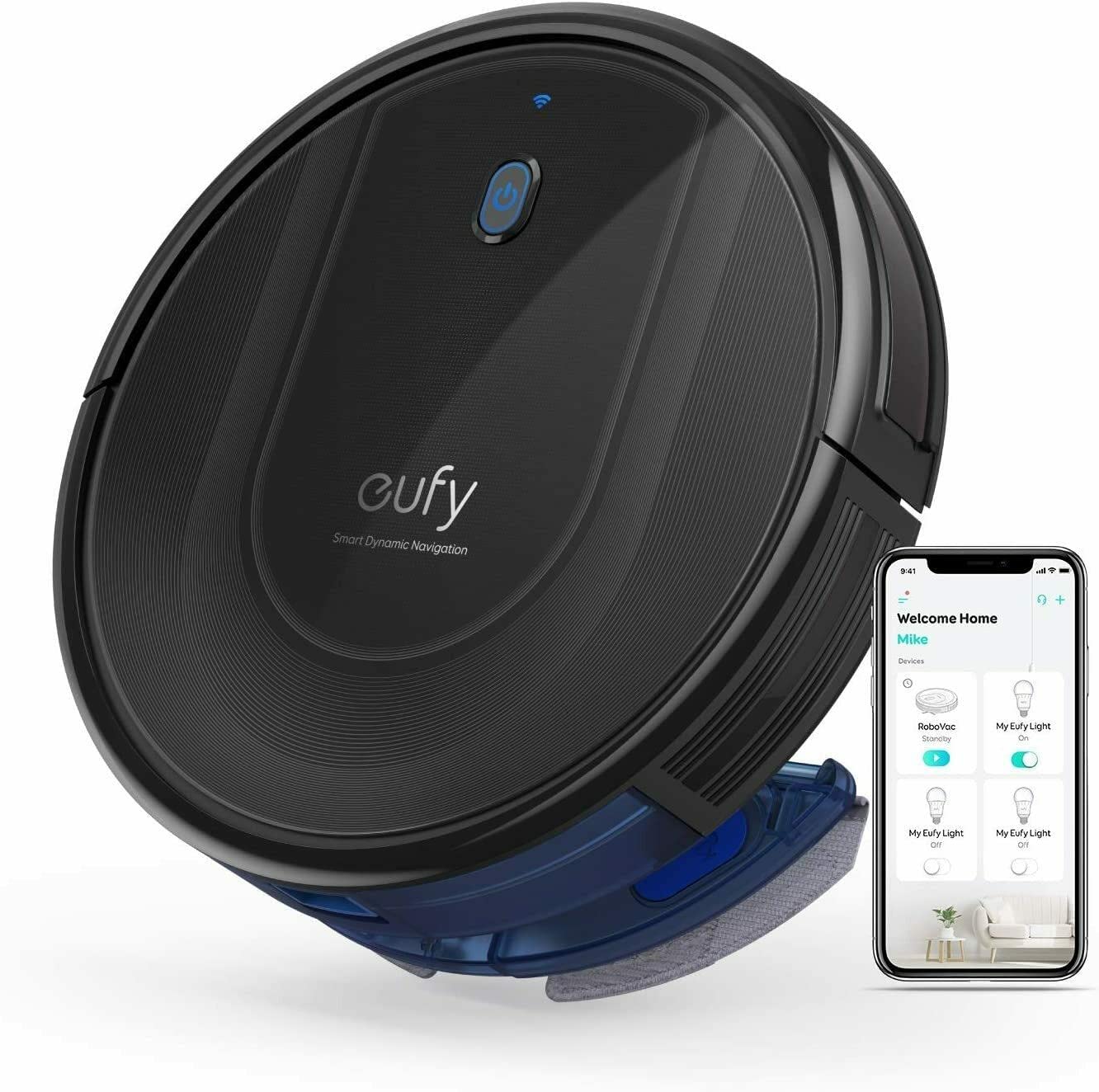 EUFY by Anker, Robovac G10 Hybrid, Robotic Vacuum Cleaner, Dynamic ...