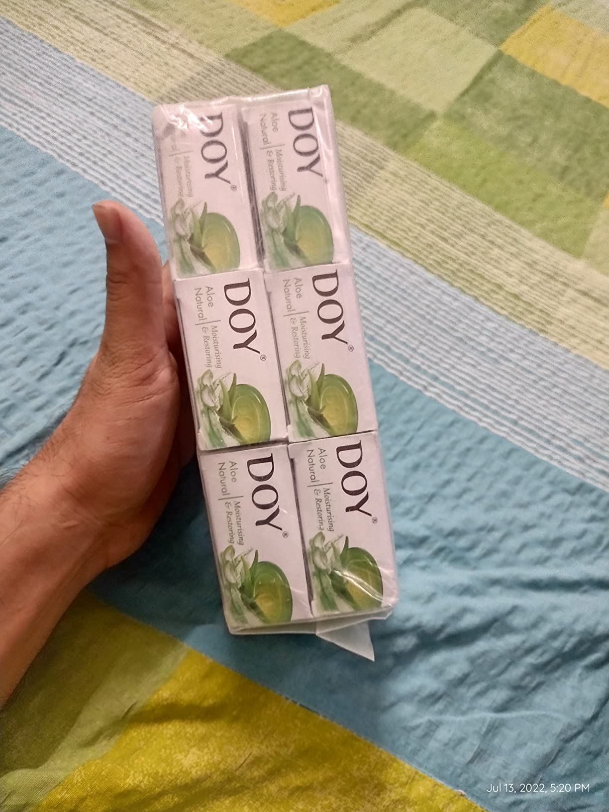 Buy Doy Aloe Natural Soap, 125 g (Pack of 6) Online at Low Prices in ...