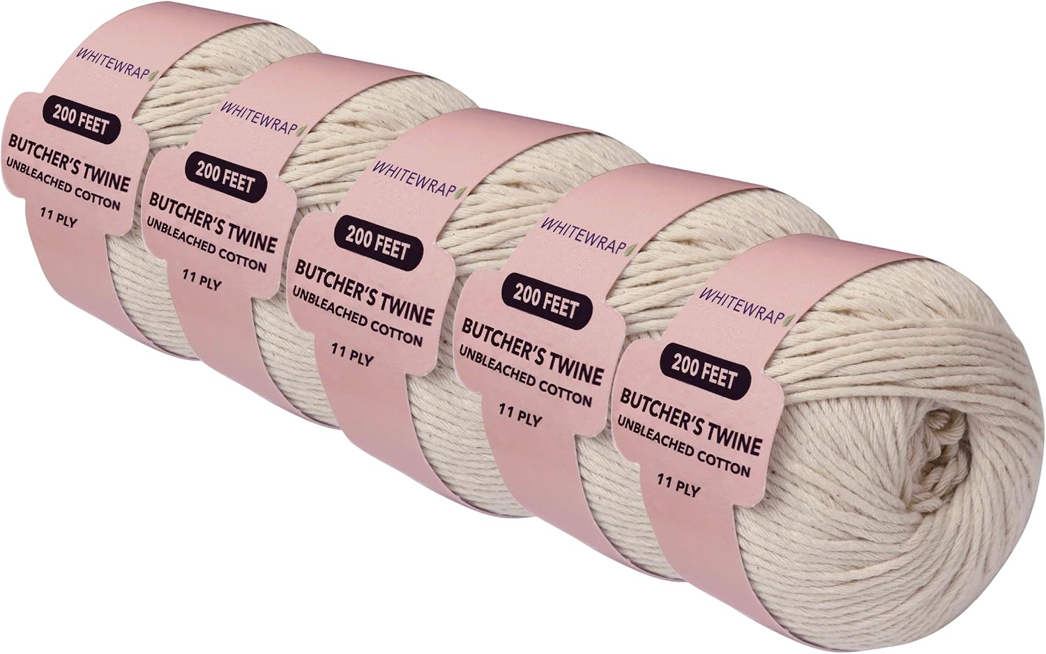Twine String 200M (218 Yard) 12-Ply Cotton ,Cooking Kitchen Craft St ...