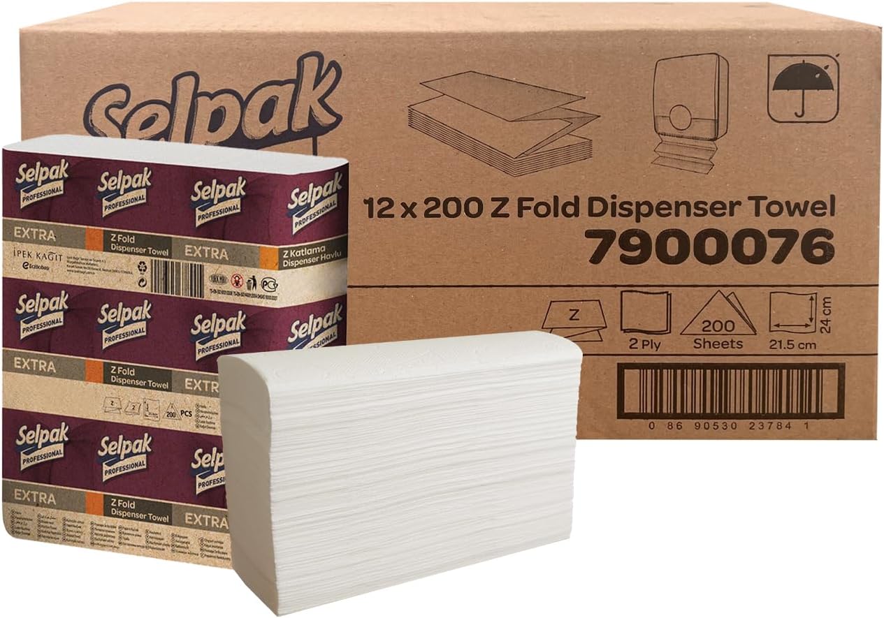 C FOLD Paper Hand Towels Green 2520 by misa : Amazon.co.uk: Business ...