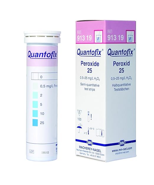 QUANTOFIX PEROXIDE 25 - Semi-quantitative test strips : Amazon.in ...