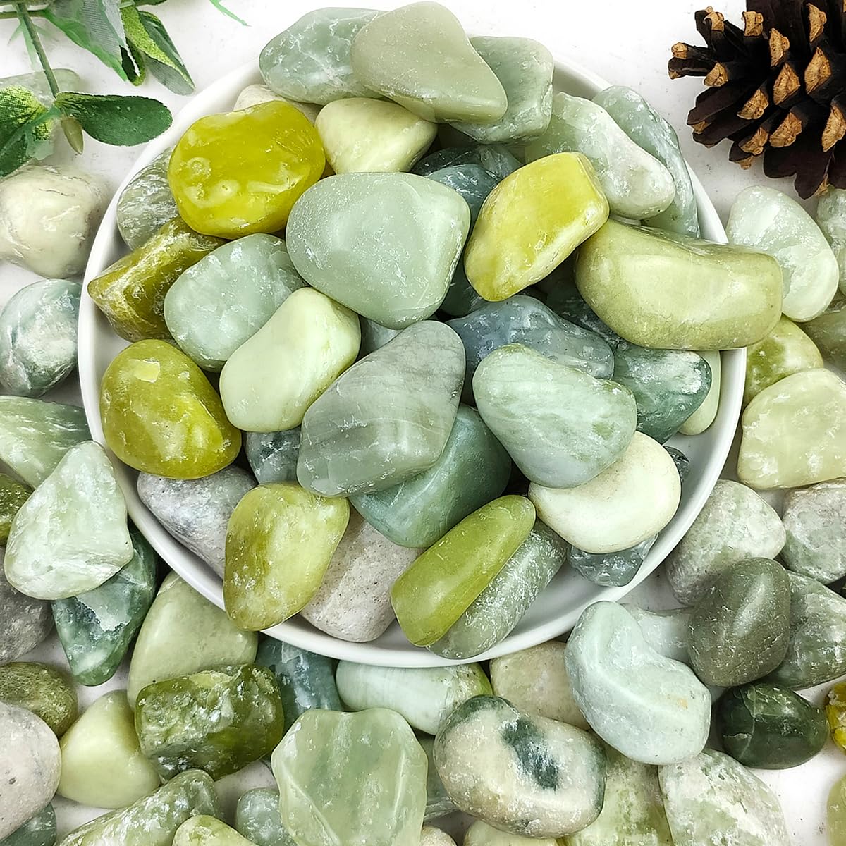 Snapklik.com : 5lbs Pebbles For Indoor Plants, 1-2 Inch Jade High ...