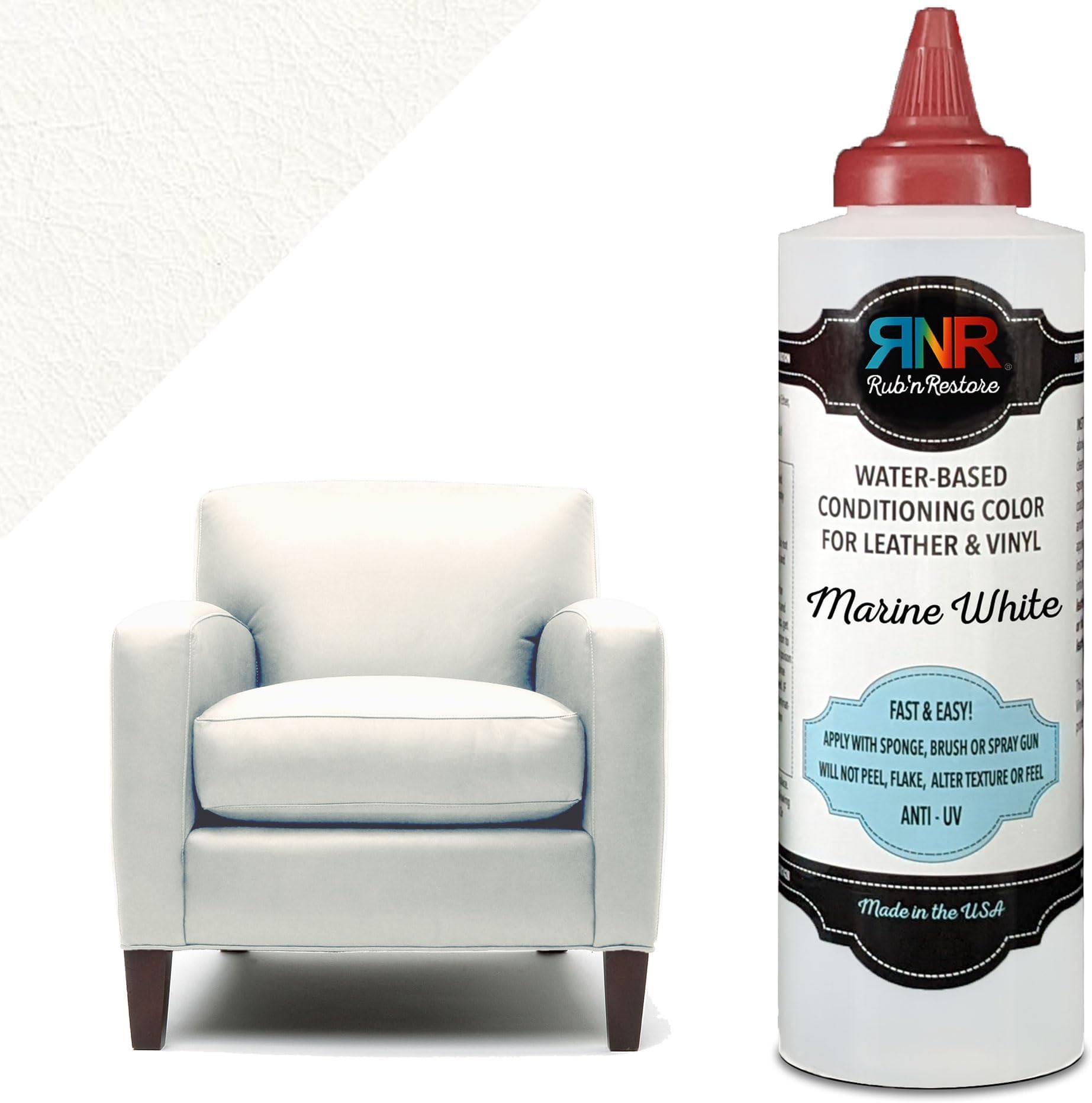 Amazon.com: Rub 'n Restore Black Vinyl & Leather Paint - Conditioning ...