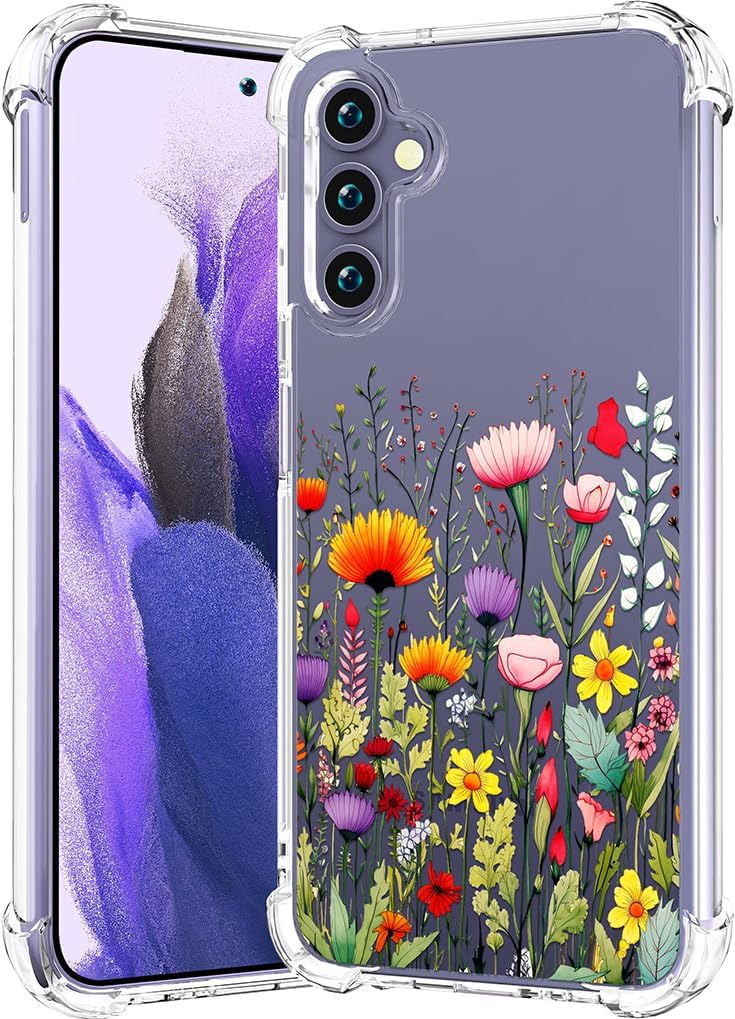 Amazon.com: CCFUNCASE Compatible with Samsung Galaxy S24 Case Clear ...