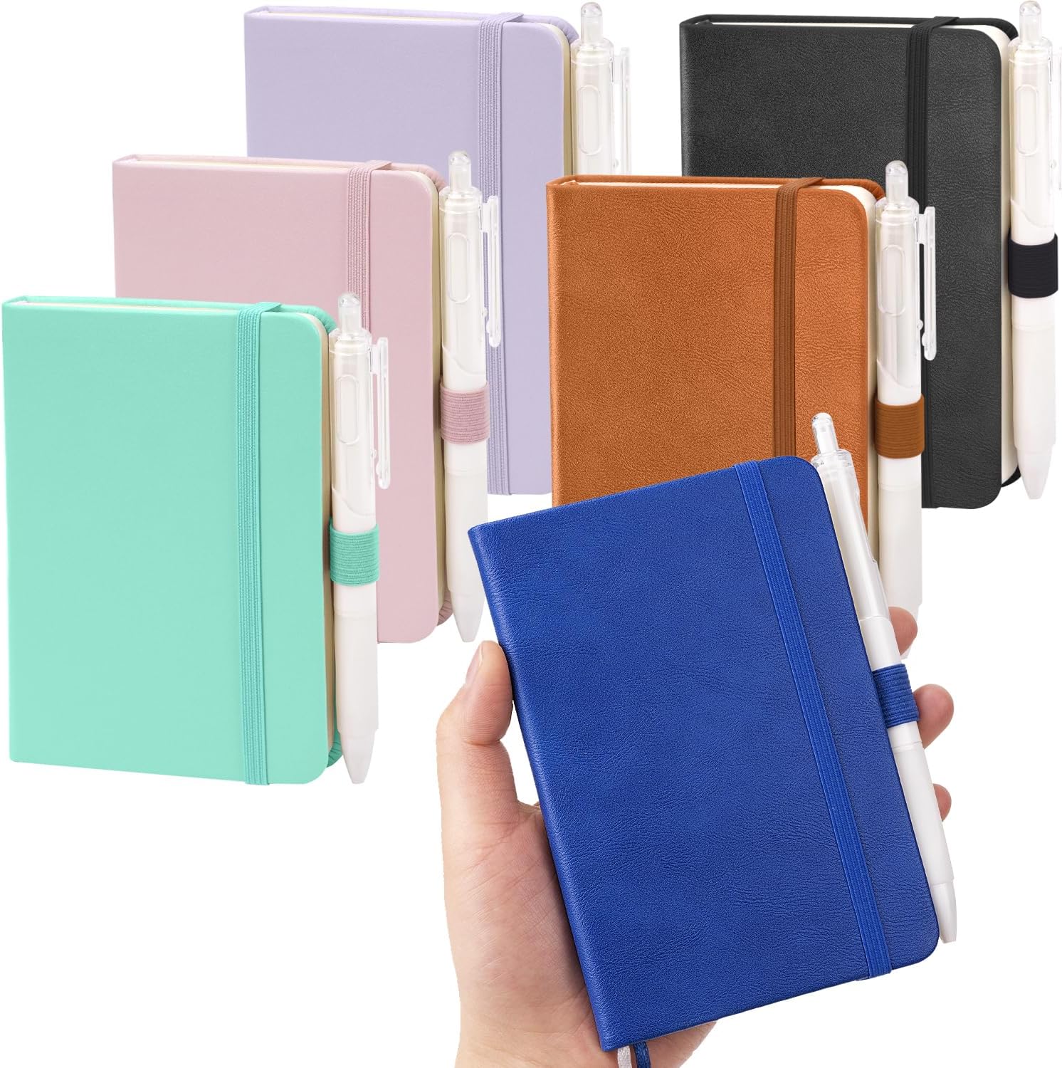 Amazon.com : Dynta Small Notebook 6 Pack 3.5" x 5.5" Lined Pocket ...