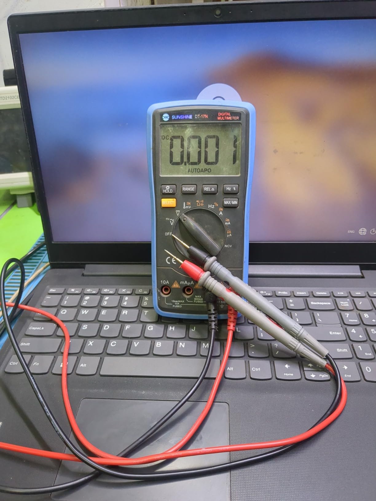 DHRUVPRO Multimeter Cord Probe Set Test Cable Pair 10 A Sharp Lead ...