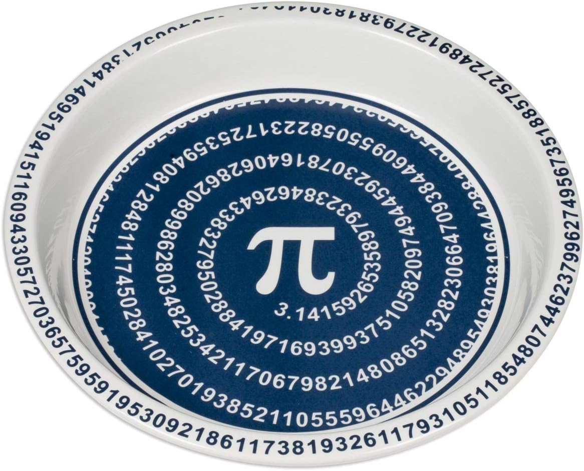 Amazon.com: ComputerGear National Pi Day 3.14 Pie Plate Math ...