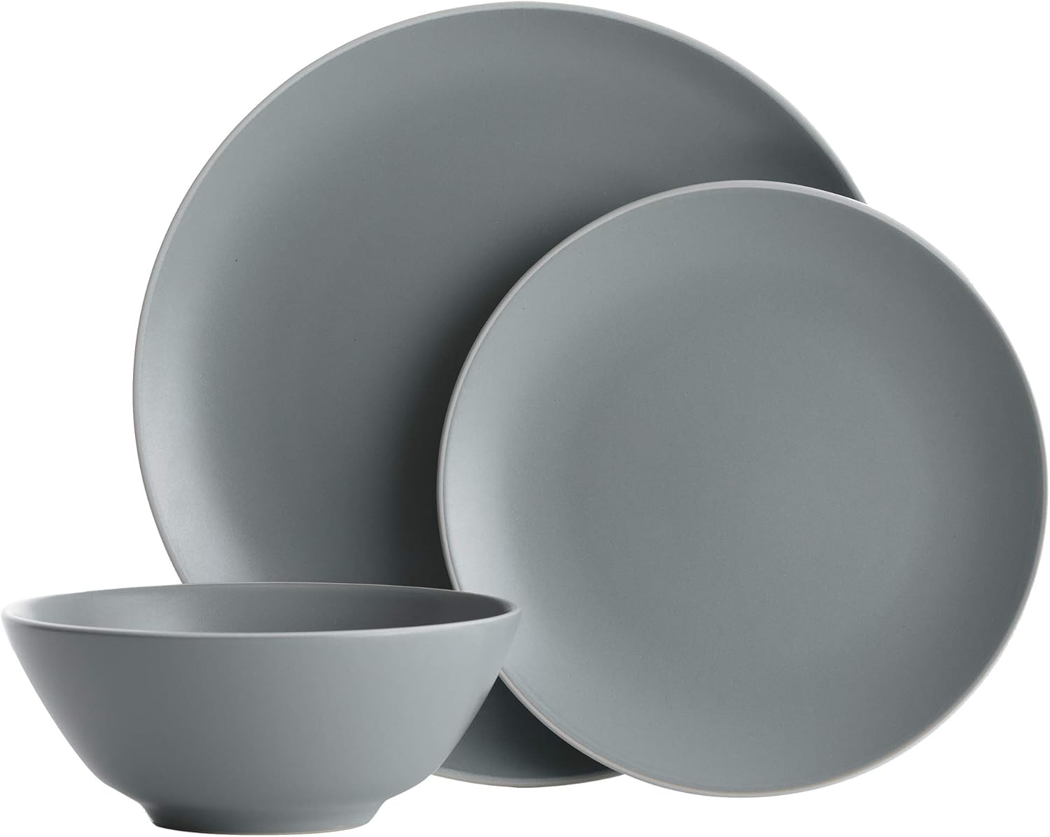 Amazon.com | Mason Cash Classic Collection Grey 12pc Set, Stoneware ...