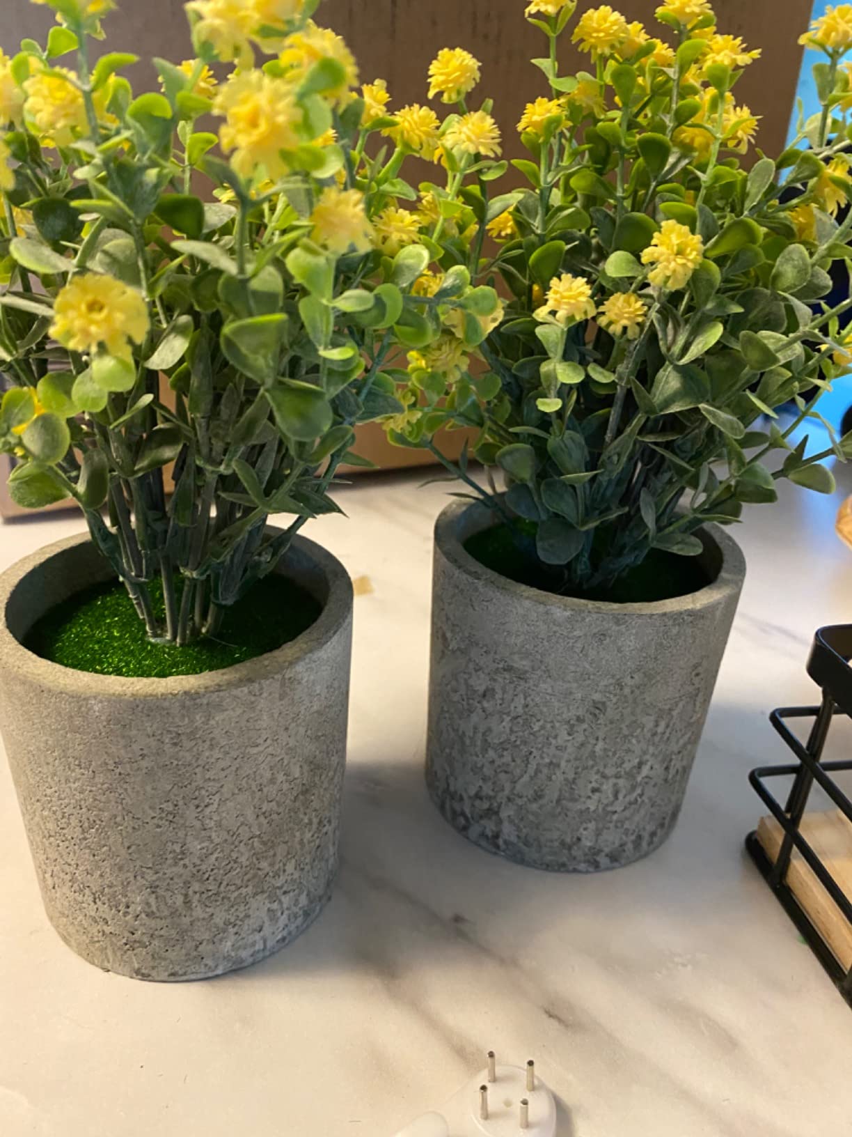 $7/mo - Finance Small Fake Plants Mini Artificial Potted Plants, 3 ...