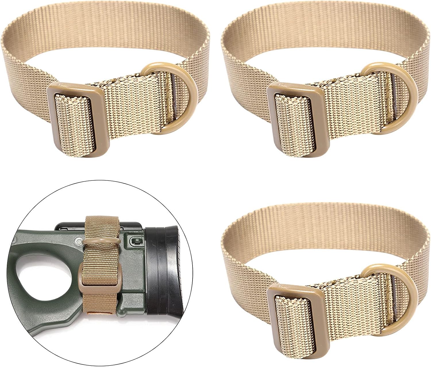 DriSubt 3pcs Adjustable Nylon Buttstock Sling Strap Attachment Sling ...