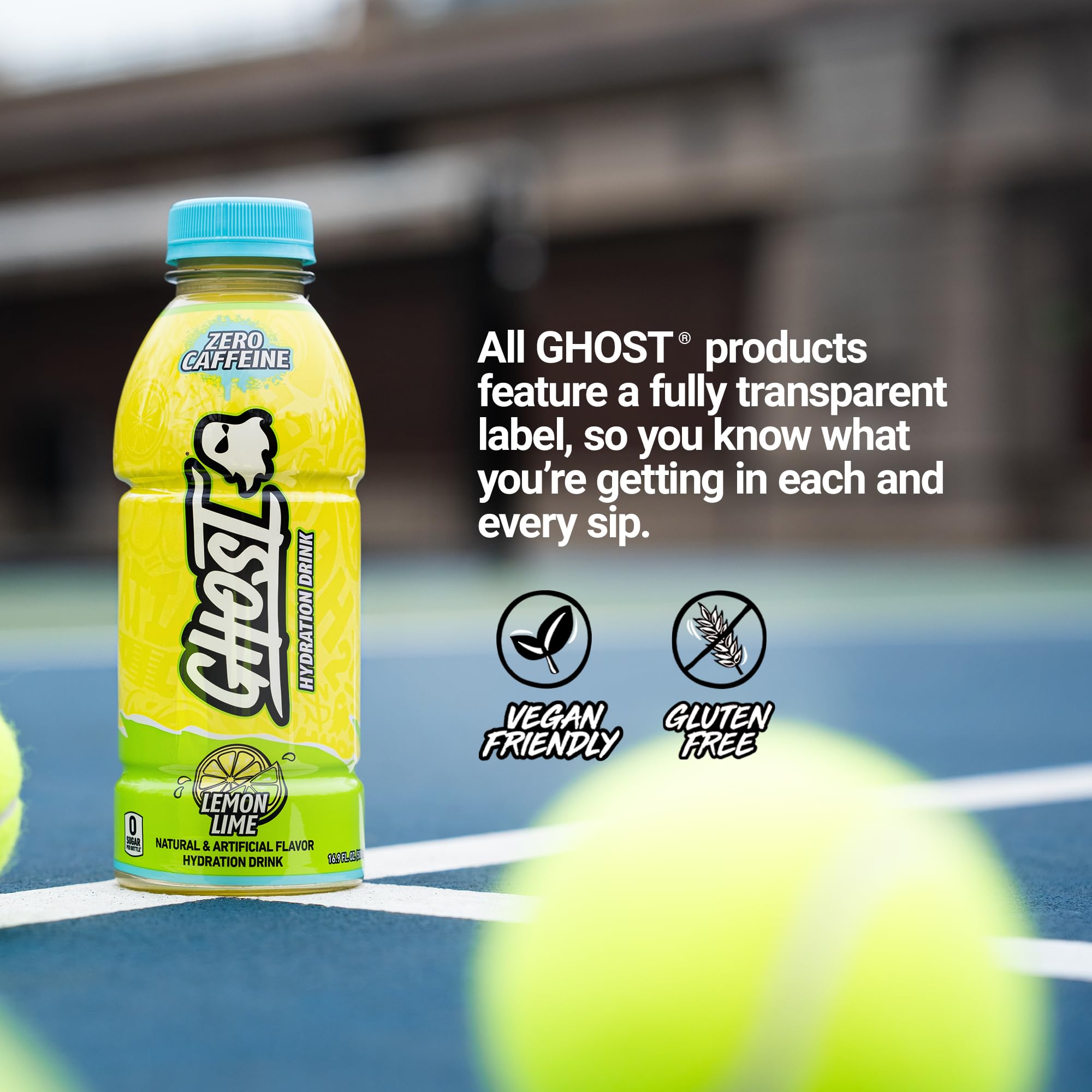 Snapklik.com : GHOST Hydration Drink, Lemon Lime - RTD Sports Drinks