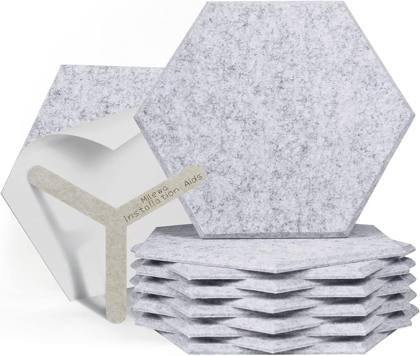 Amazon.com: Milewa Acoustic Panels 12 Pack Sound Proof Foam Panels With ...