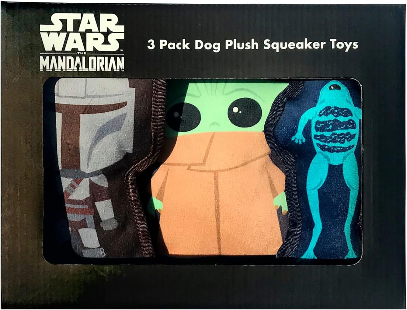 Amazon.com : Star Wars Officially Licensed Pet Squeak Toys- Character ...