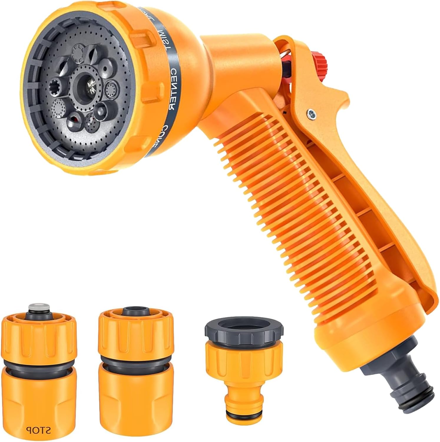 HOMOZE Hose Pipe Spray Gun 10 Spray Patterns Garden Hose Spray Gun with ...