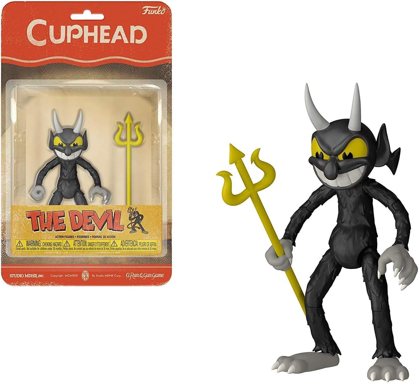 Amazon.com: Funko Cuphead - Figura coleccionable de The Devil ...