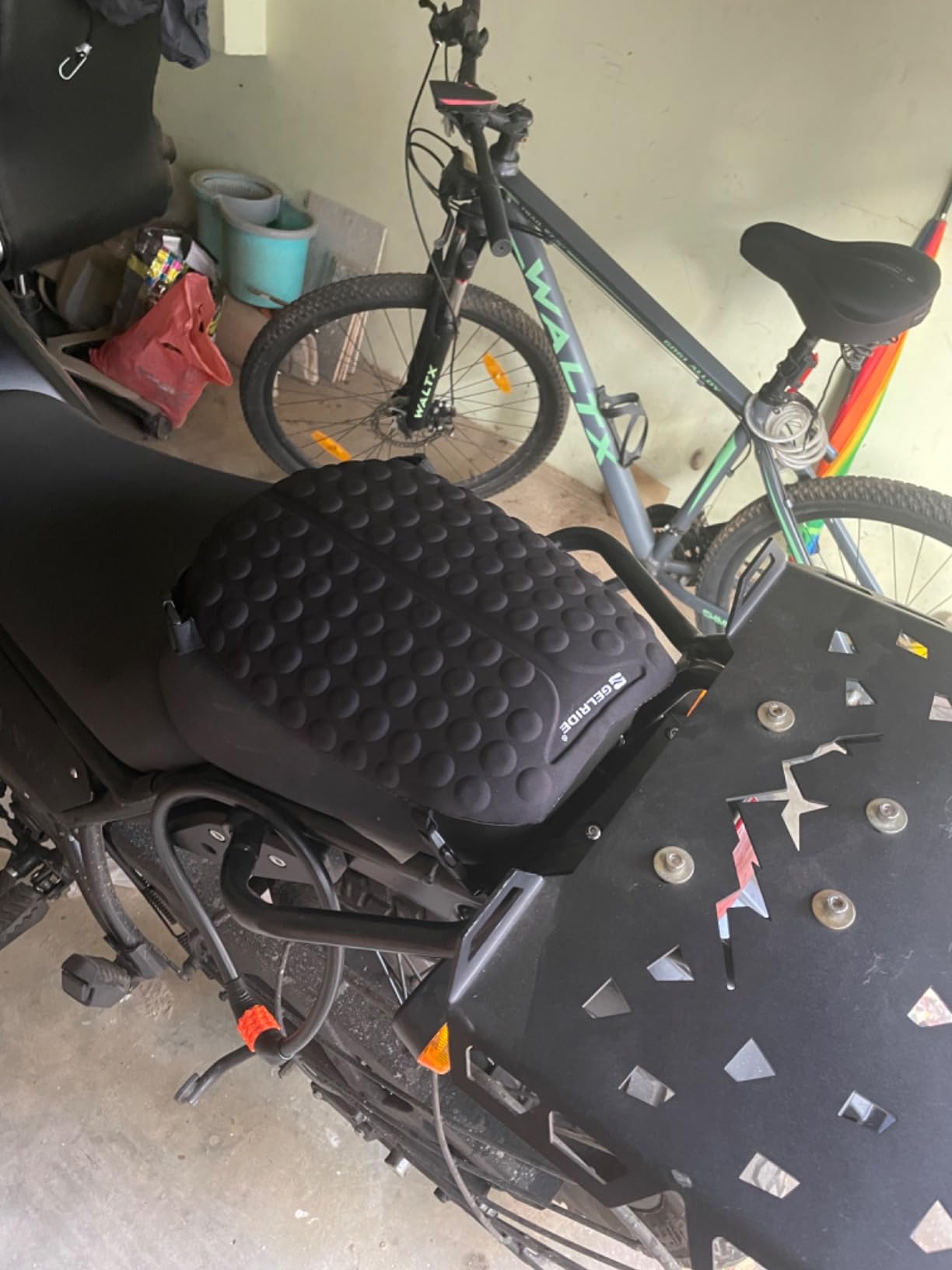 GELRIDE Motorcycle Gel Seat Cushion For Two Wheeler Riders & Daily ...