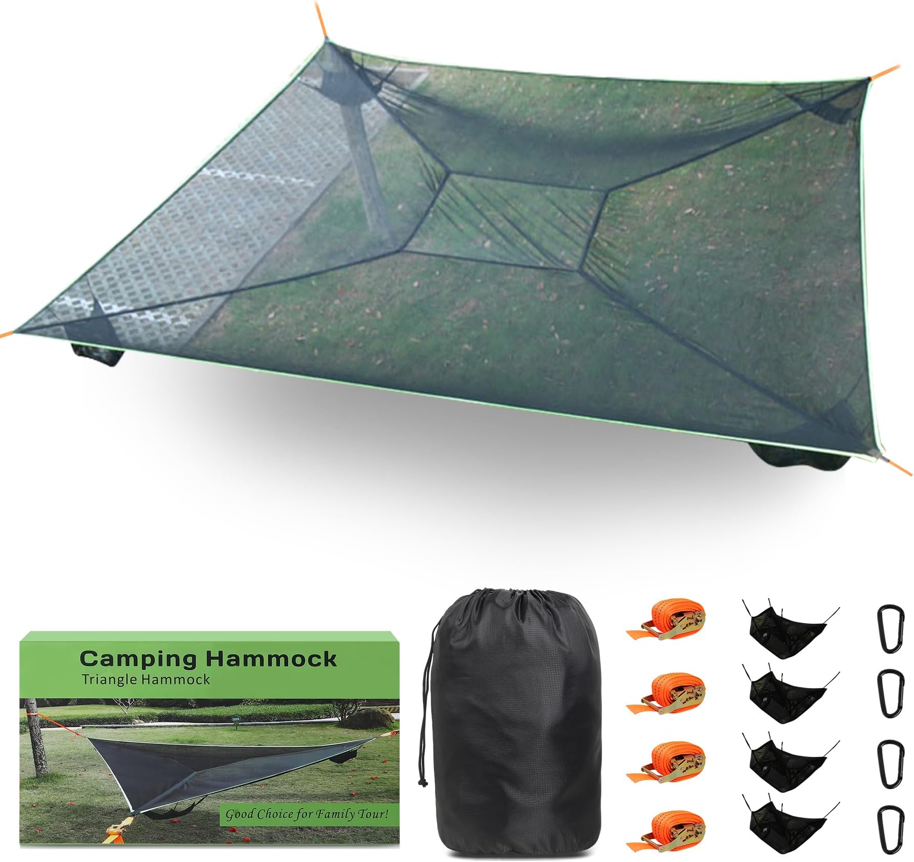 Amazon.com : Triangle Hammock, Multi Person Portable Hammock, Outdoor ...